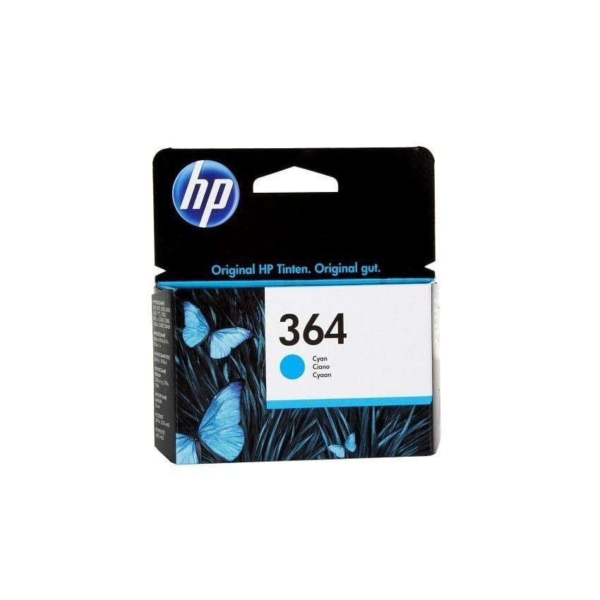 HP Tinte CB318EE, No 364, Cyan, ca. 300 Seiten — QUADROPRINT